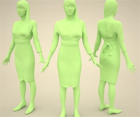 Artstation Animated 3d People 004rika Resources