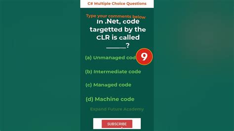 C Multiple Choice Question 019 Expand Future Academy Shorts