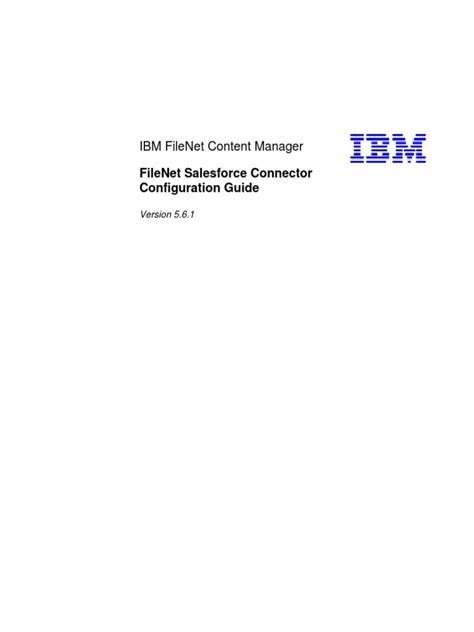 File Net Salesforce Connector Installation Guide Pdf Public Key