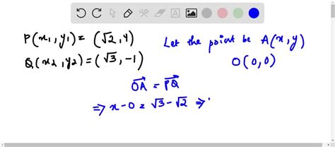 ⏩solved Find A Vector Equivalent To The Vector P Q With Its Initial… Numerade