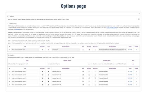 Modify Header Value Extension Opera Add Ons