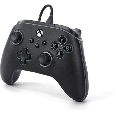 Powera Advantage Wired Controller For Xbox Series Xs With Lumectra Rgb Led Strip Black
