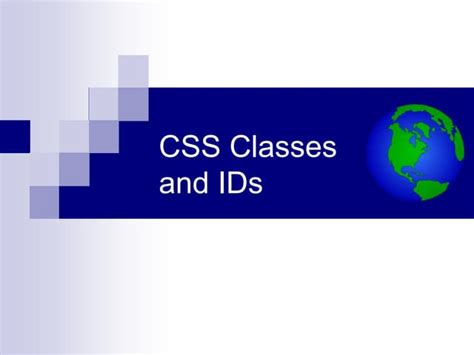 8 Css Classes And Idspdf For Second To College Ppt
