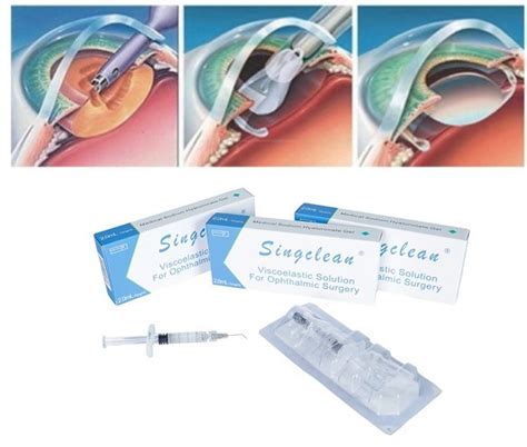 10ml 15mgml Without Ethylene Oxide Sterilization Ophthalmic Viscoelastic Device Hyaluronic