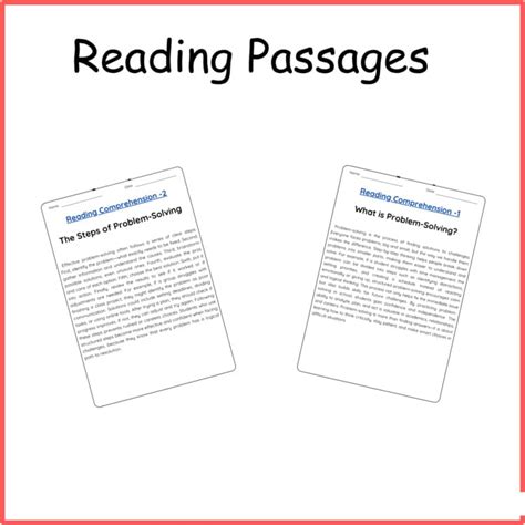 Problem Solving Step By Step Thinking Critical Thinking Reading Comprehension