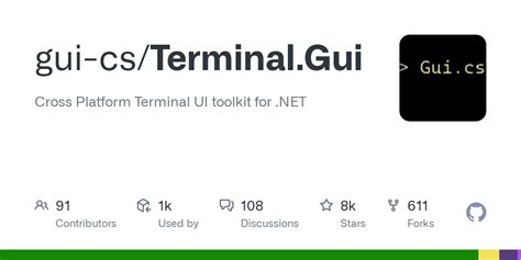 Discussions Gui Cs Terminal Gui GitHub