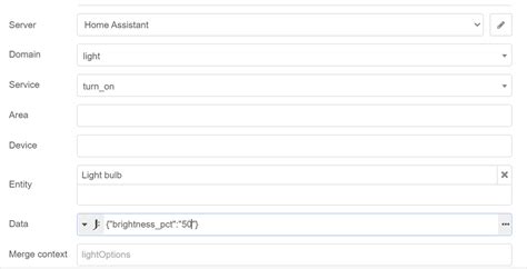 Getting Started With Node Red Light To Specified Brightness Node Red Home Assistant Community