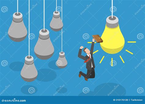 3d Isometric Flat Vector Illustration Of Innovation Breakthrough Stock