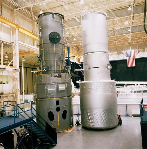 Two Training Mock Ups Of Hubble Space Telescope Photograph By Nasa
