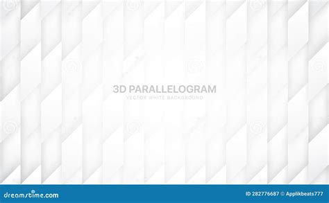 Parallelogram 3d Shapes 3d Geometric Basic Simple Parallelogram Purple Shape Stock Image