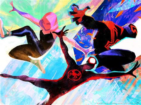 Spider Man Across The Spider Verse Fan Art Victor Garcia Spider