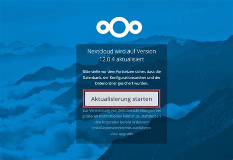 Nexcloud 12 Updaten Hilfe Pixelx