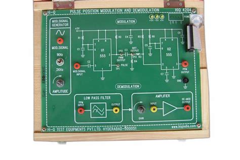 Digital Pulse Position Modulation And De Modulation Hiq 4204 For