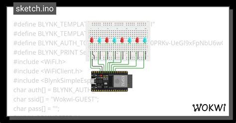 ใบงาน10 wokwi esp32 stm32 arduino simulator