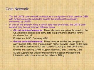 Umts System Architecture PPT