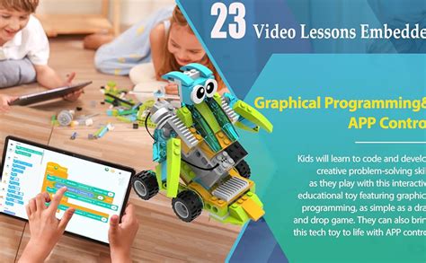 makerzoid robot master coding 100 robots in 1 robotics kit app