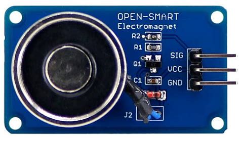 Arduino Electromagnet Module Using Visuino Visuino Visual