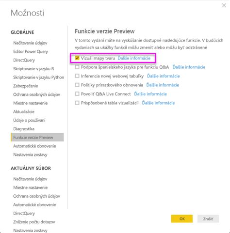 používanie máp tvarov v aplikácii power bi desktop preview power bi