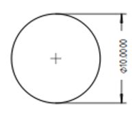 TechDraw Dimension Diameter FreeCAD Documentation