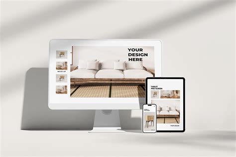 Free Multi Device Responsive Mockup Behance