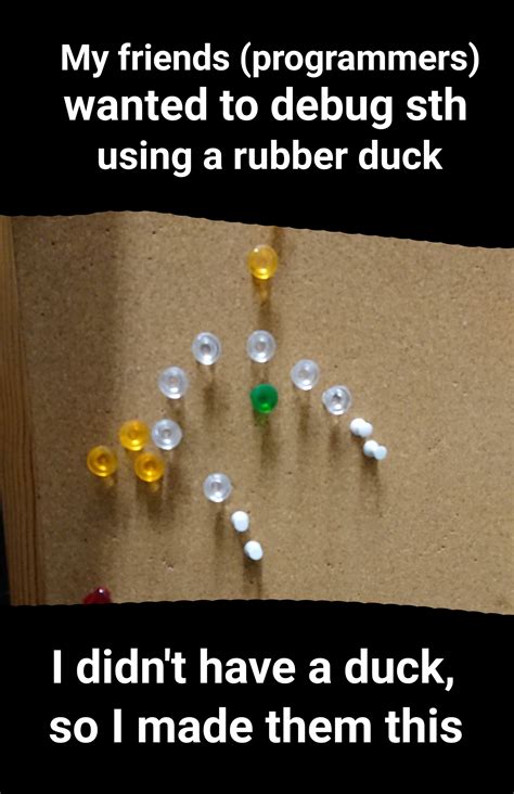 Rubber duck debugging : r/duck