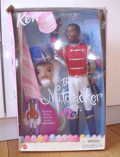 Barbie Nutcracker Ken Prince Eric African American Doll Bnib Vintage