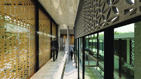 The Corridor Facilitates The Penetration Of Conditioned Daylight And Download Scientific