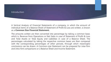 common size statement pptx