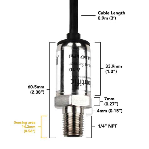 Atlas Scientific A 10 Analog Pressure Sensor Sensors And Probes