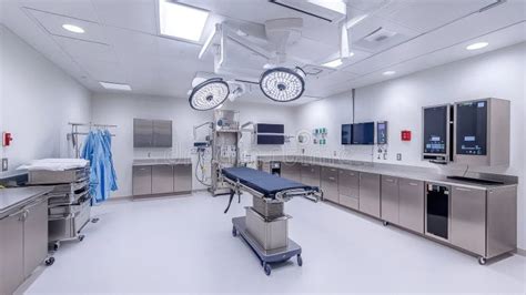 A Modern Surgical Room Equipped with Advanced Medical Technology and ...