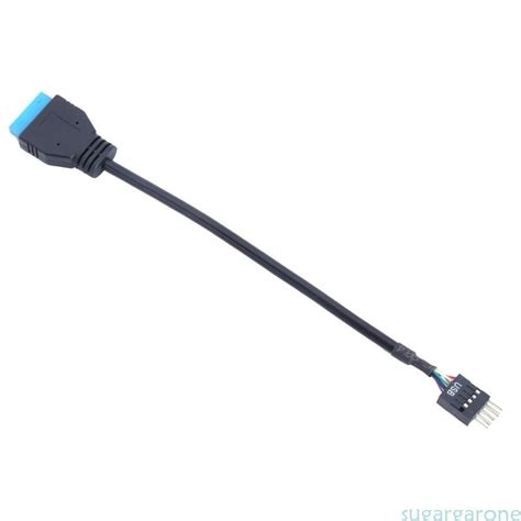 Sugar Usb 3 0 Header To Usb 2 0 Motherboard Adapters Cable Converters 20pin Usb3 0 Female To 9