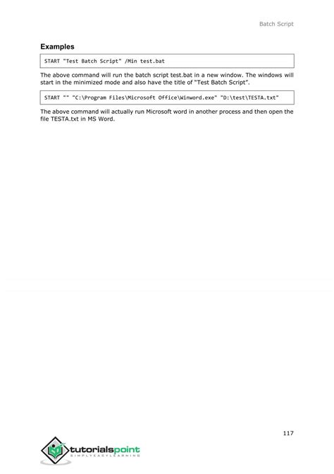 Batch Script Examples Tas