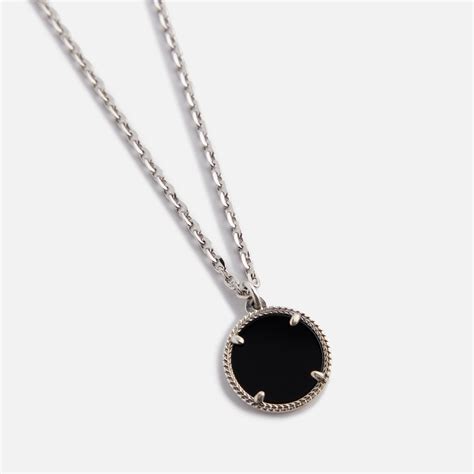 Emanuele Bicocchi Amulet Pendant Necklace Black Kith Europe