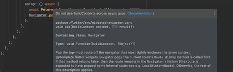 Do Not Use Buildcontexts Across Async Gapsの解決法｜taiu