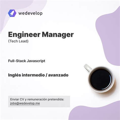 Wedevelop On Linkedin Hiring Engineermanager Javascript Developersjob