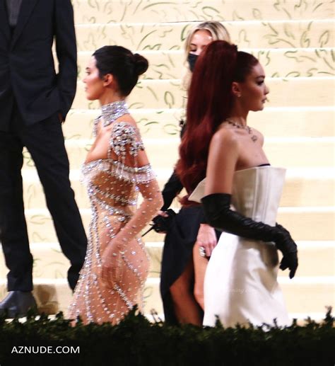 Kendall Jenner Poses Naked In G String Dress To Steal The Spotlight At Met Gala In NYC AZNude