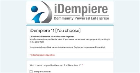 Idempiere Open Source Erp On Linkedin Idempiere 11 You Choose