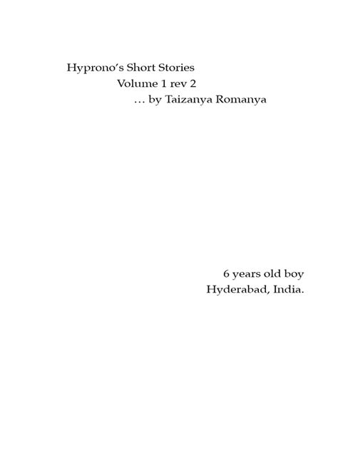 Hypronos Short Stories Vol 1 Pdf Zoology