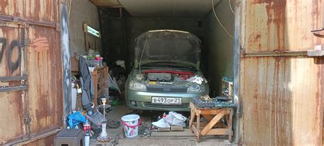 Подвеска передняя — Lada Калина седан, 1,6 л, 2010 года | плановое ТО ...