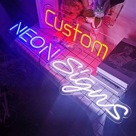 Modern Custom Led Neon Sign Sleek Personalized Glow For Home Office