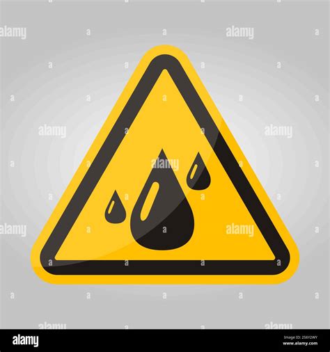 Do Not Let Water And Humidity Touch The Filter Symbol Stock Vector
