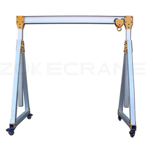 알루미늄 A 프레임 리프팅 갠트리 크레인은 가볍고 효율적인 자재 취급 도구입니다 조크 크레인