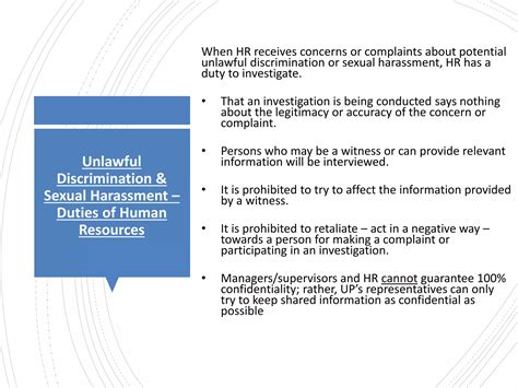 Harassment And Discrimination Training Pptx