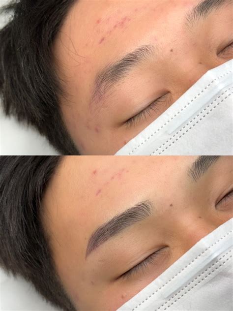 건대 남자 눈썹문신 자연스럽지만 또렷하게 잘하는 곳 네이버 블로그