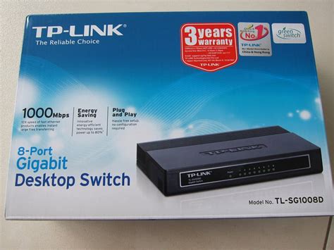 Tp Link Port Gigabit Switch Tl Sg D