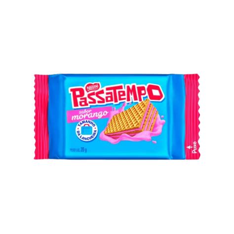 Mercearia Mini Wafer Passatempo Morango 20g Nestlé Mini Wafer Passatempo Morango 20g Nestlé