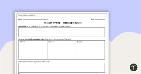 Recount Writing Templates For Teachers Recount Writing Template Pdf Find Efficient Templates