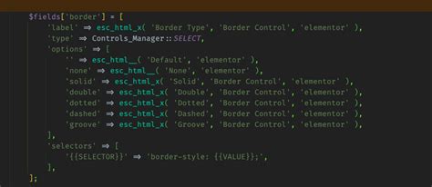 ⛔ 📚 🐞 Bug Report Group Control Border Class Does Not Display Default Option Due To Key Being