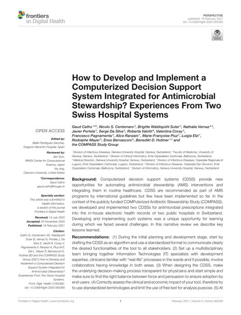 pdf how to develop and implement a computerized decision support