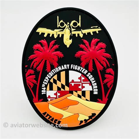 104th Fighter Squadron A 10 Thunderbolt Patch Aviatorwebsite